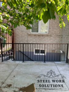 Elevate Your Walkout Basement with Custom Metal Railings - Steel Work ...